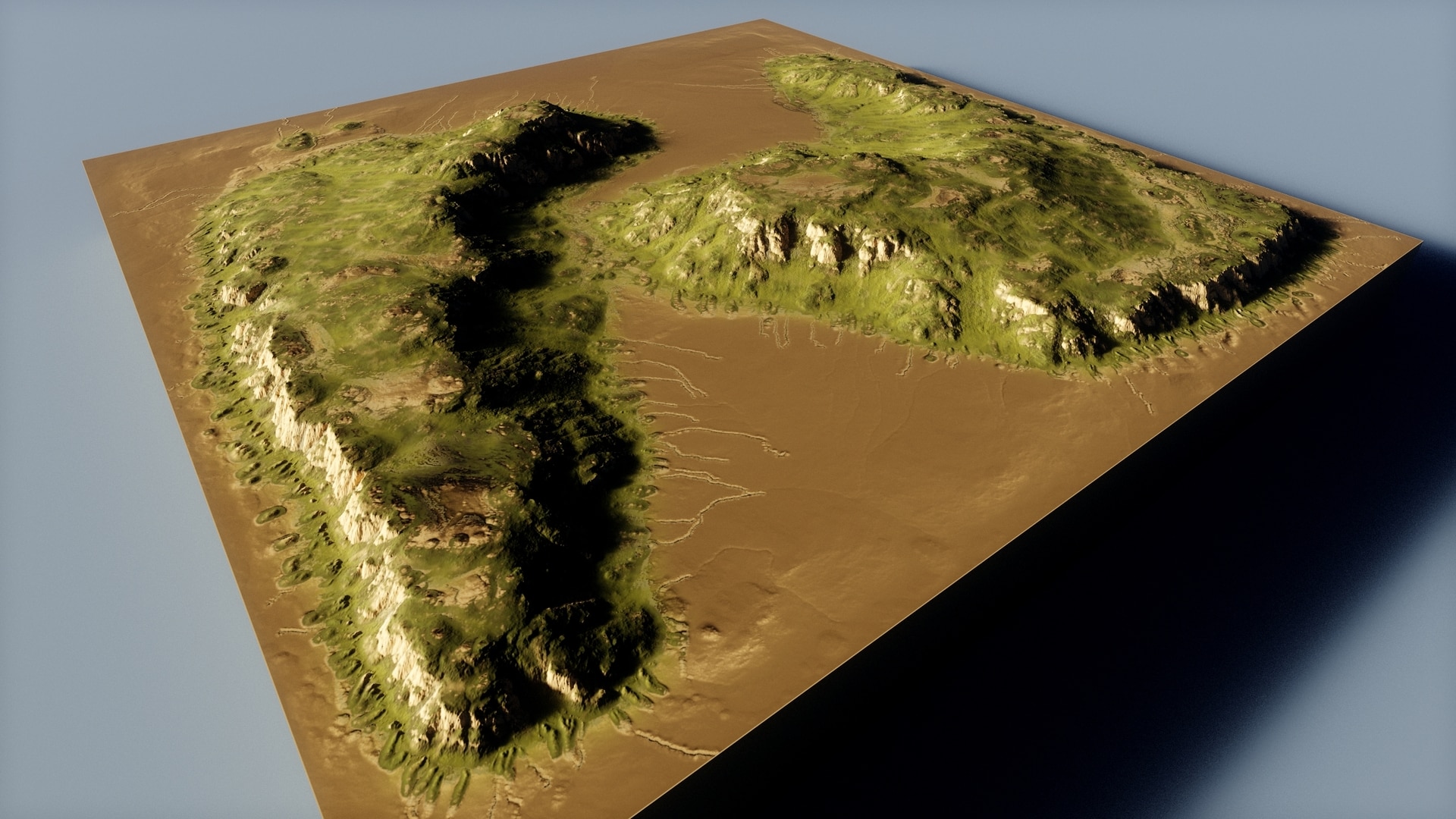 Heightmap Island V2 In Textures Ue Marketplace